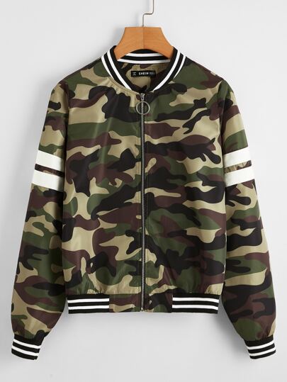 Search bomber jacket | ROMWE USA