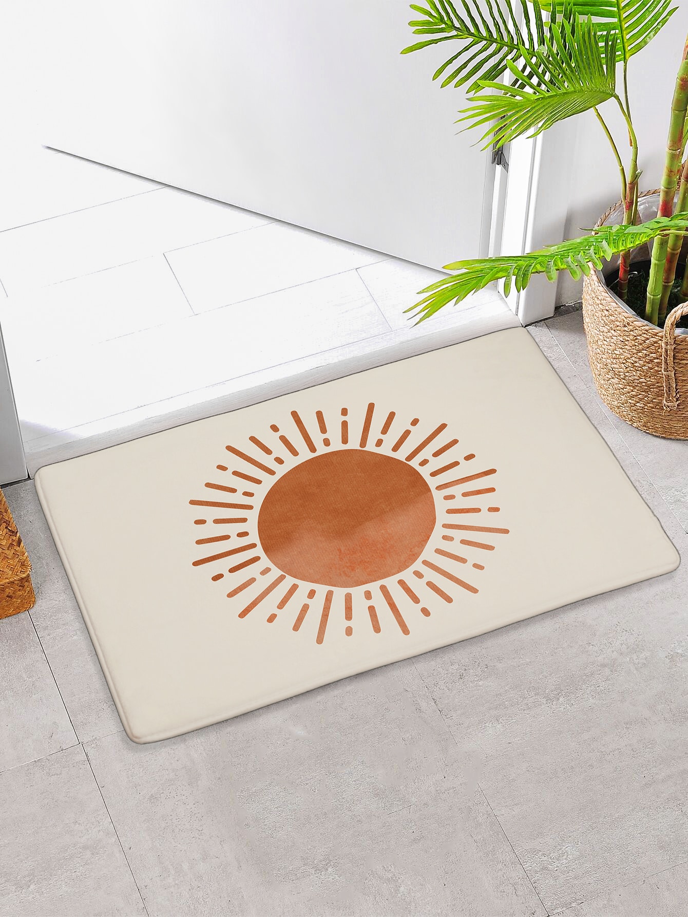 Sun Print Floor Mat