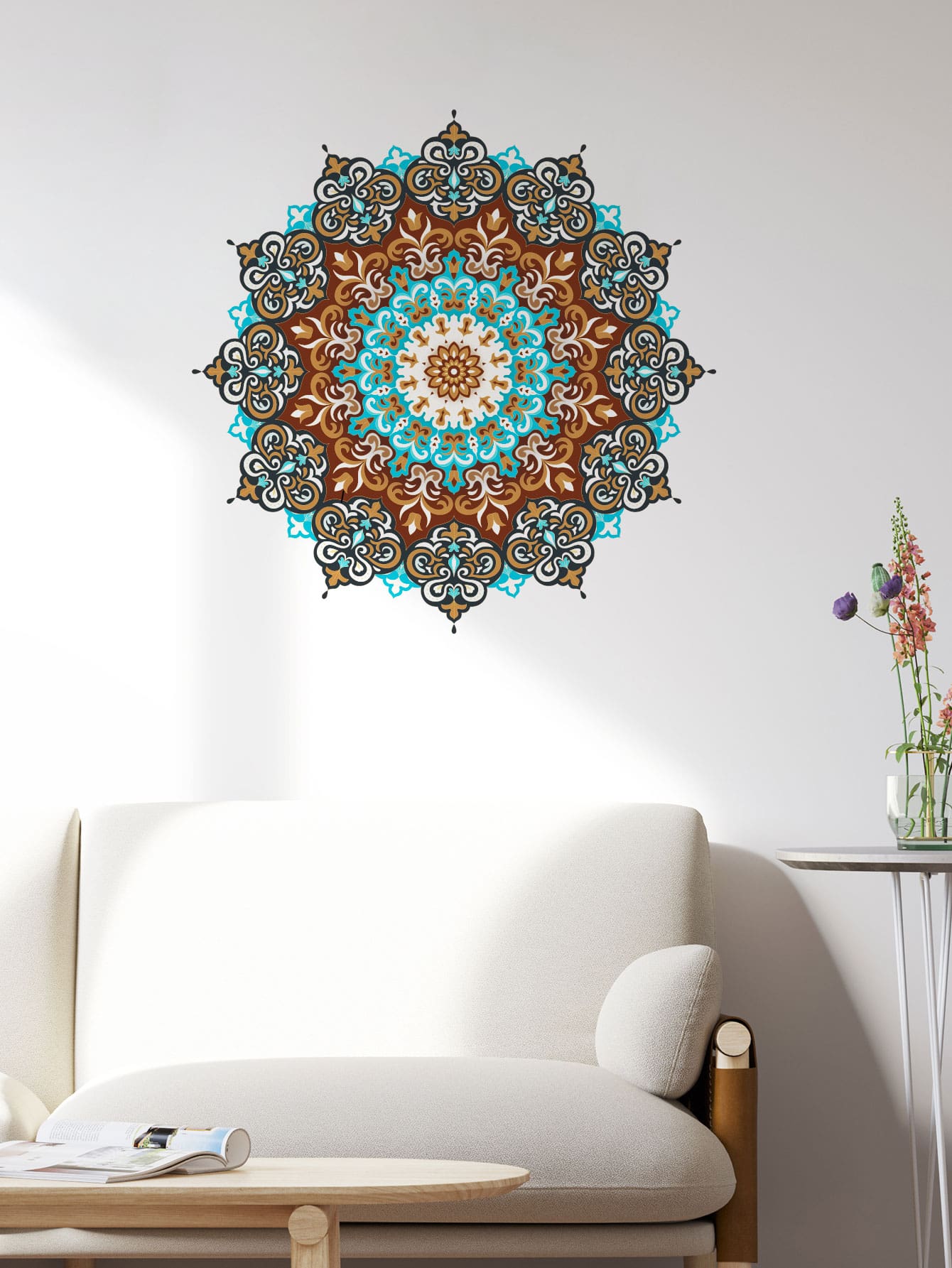 Mandala Print Wall Sticker