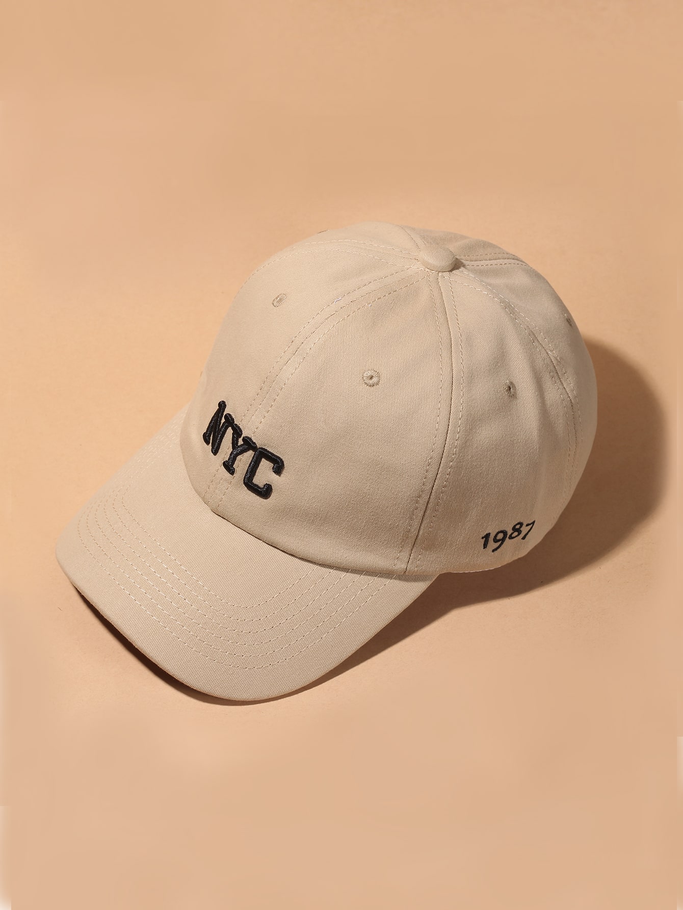 Letter Embroidery Baseball Cap