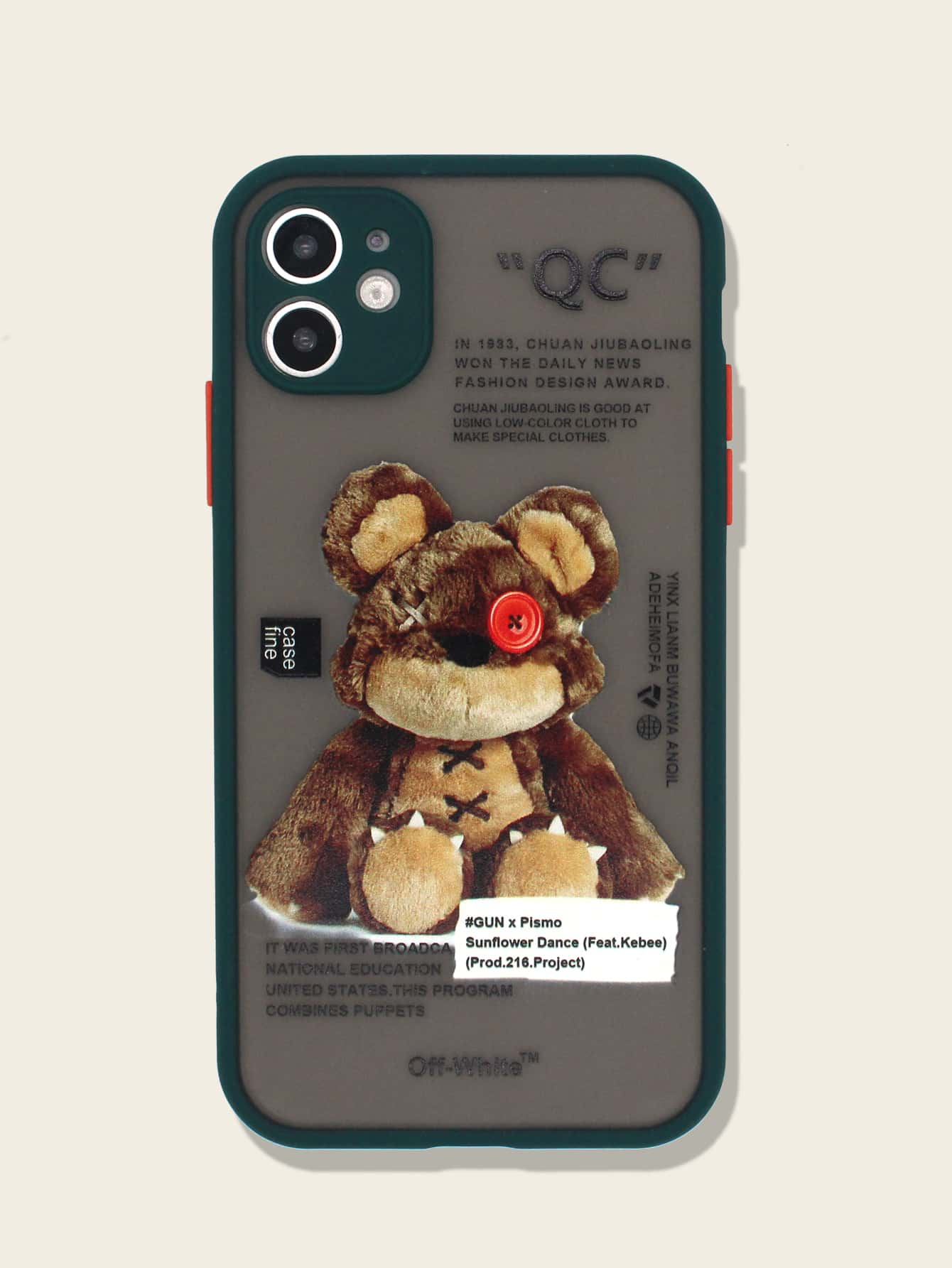 1pc Graphic iPhone Case