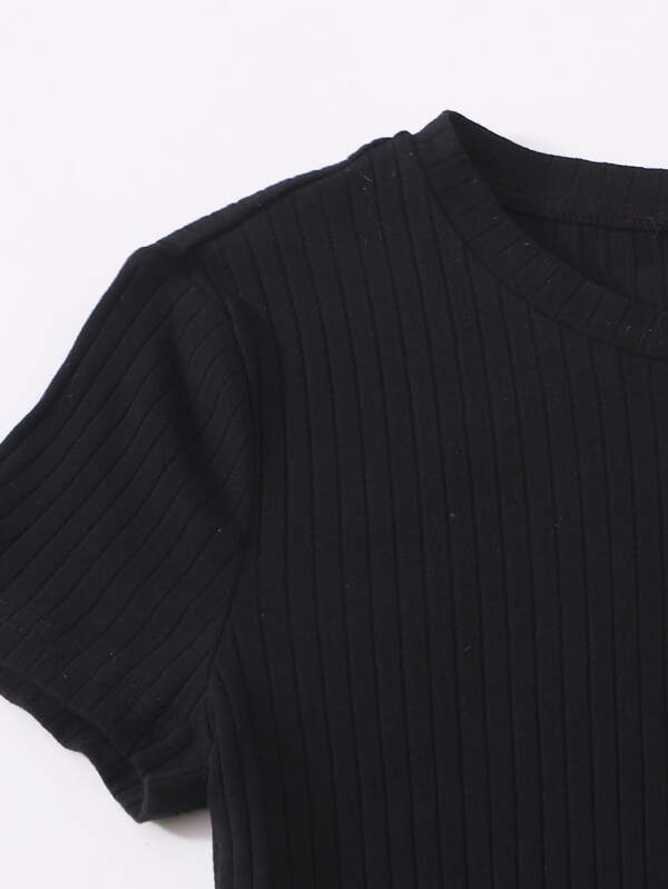 Is That The New Solid Rib-knit Bodycon Dress ??| ROMWE USA