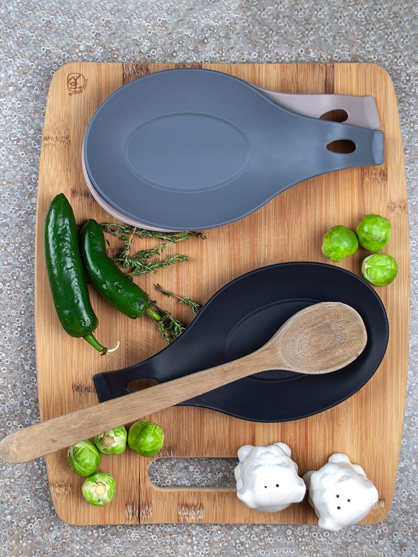 3pcs Random Color Spoon Rest