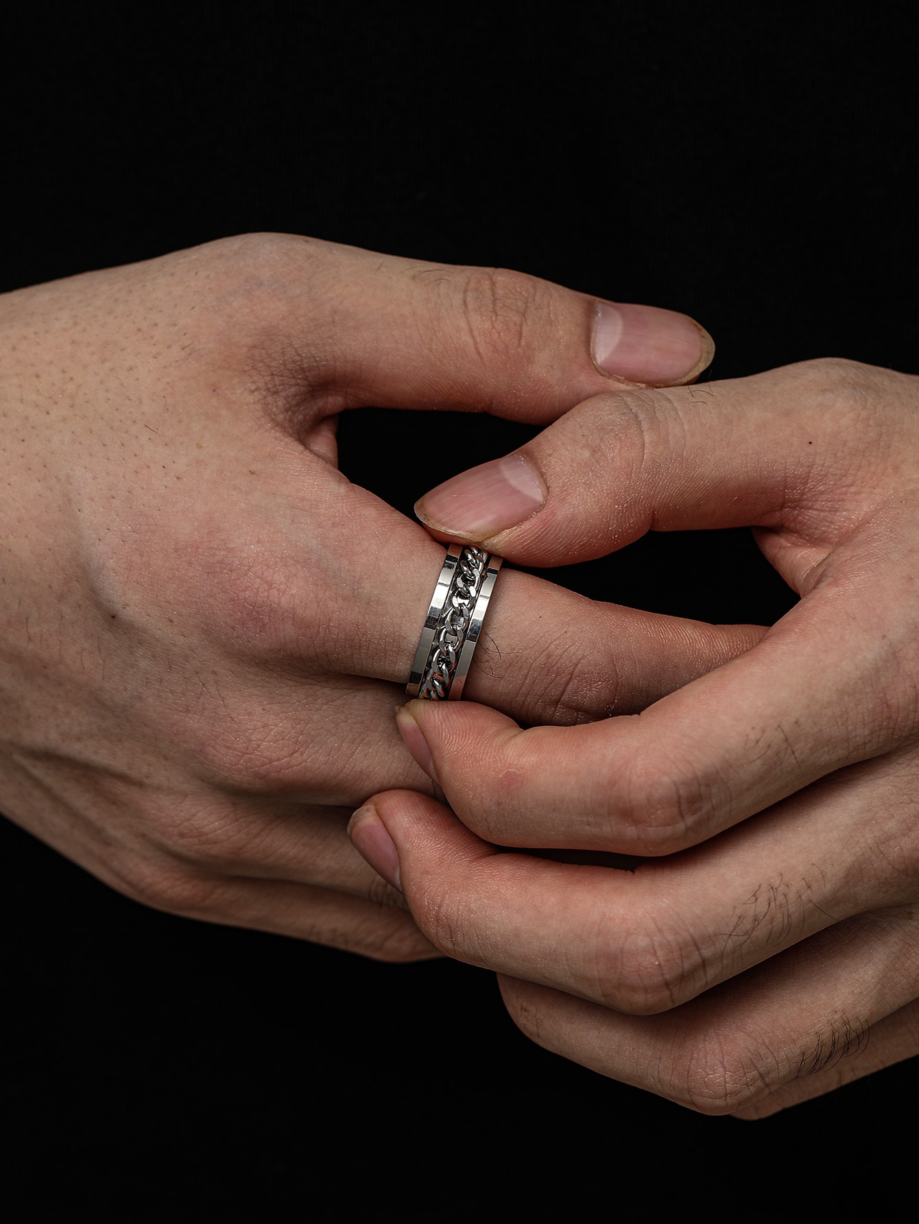 Men Chain Design Ring