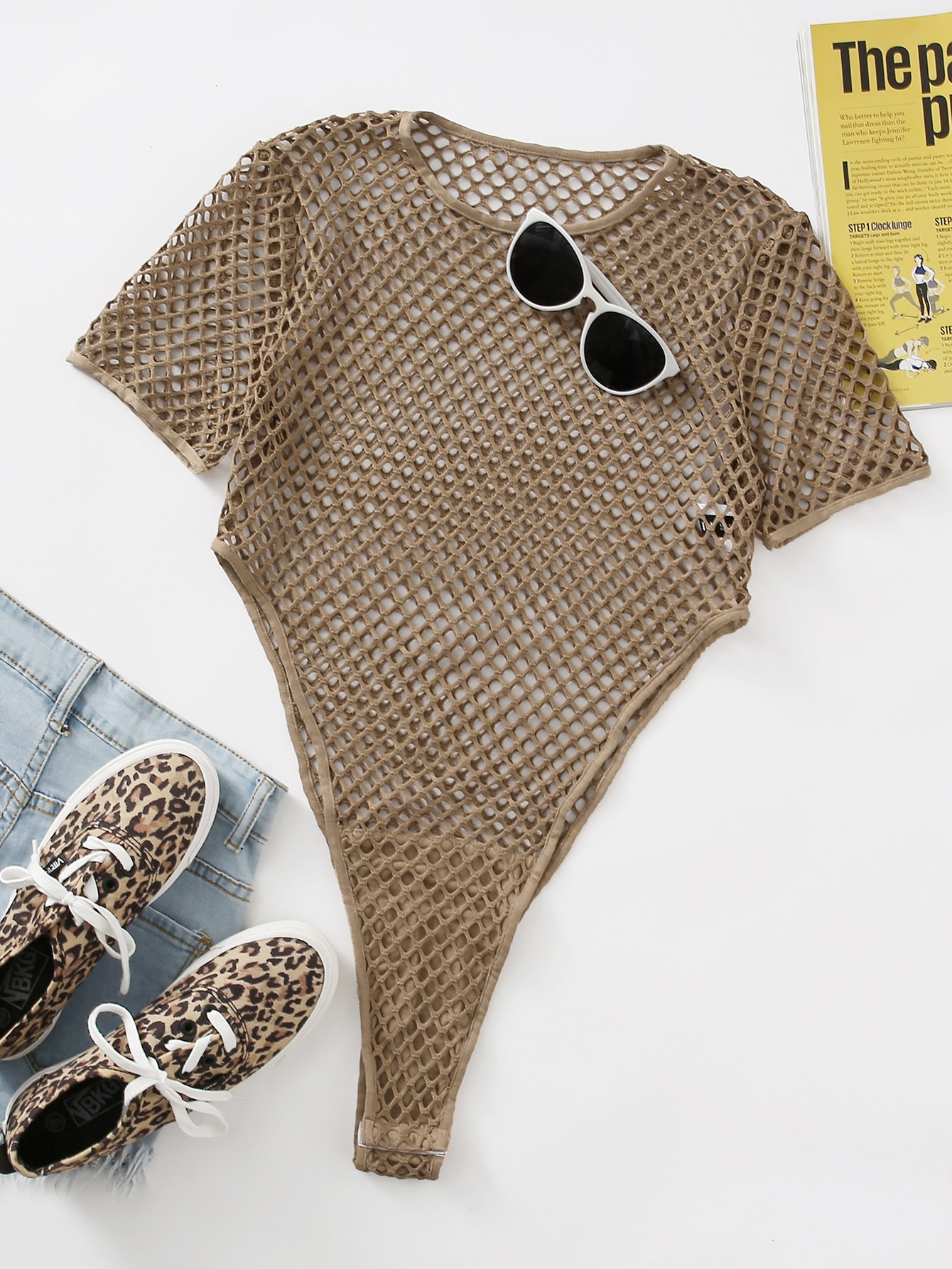 SHEIN Body résille | Mode en ligne | SHEIN FRANCE