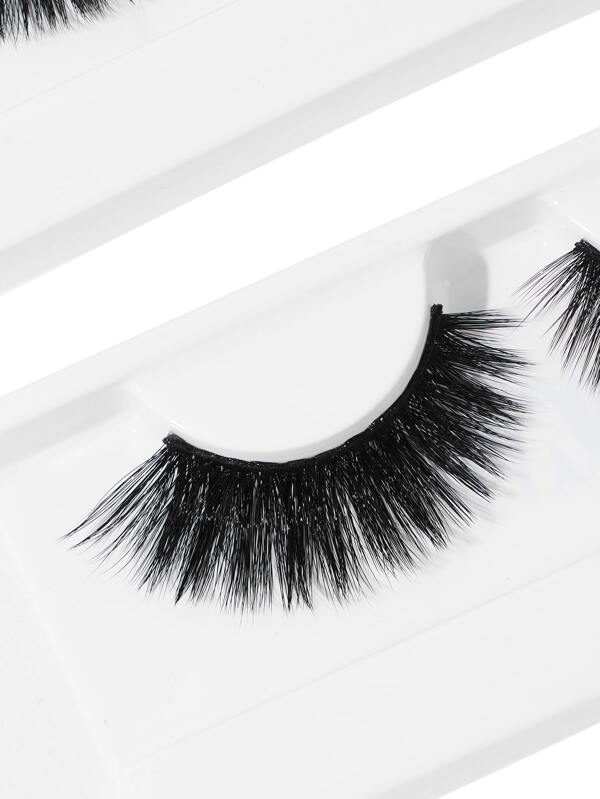 SHEGLAM 1pair Stay Wild Thick Curly False Eyelashes | SHEIN UK