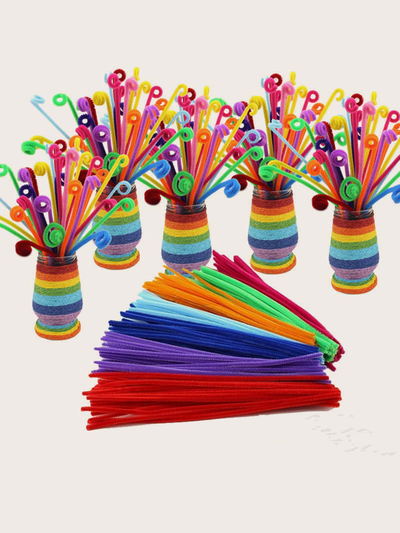 100pcs Random DIY Twist Stick