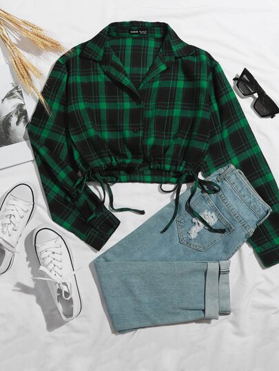 Search Plaid Blouse Shein Usa