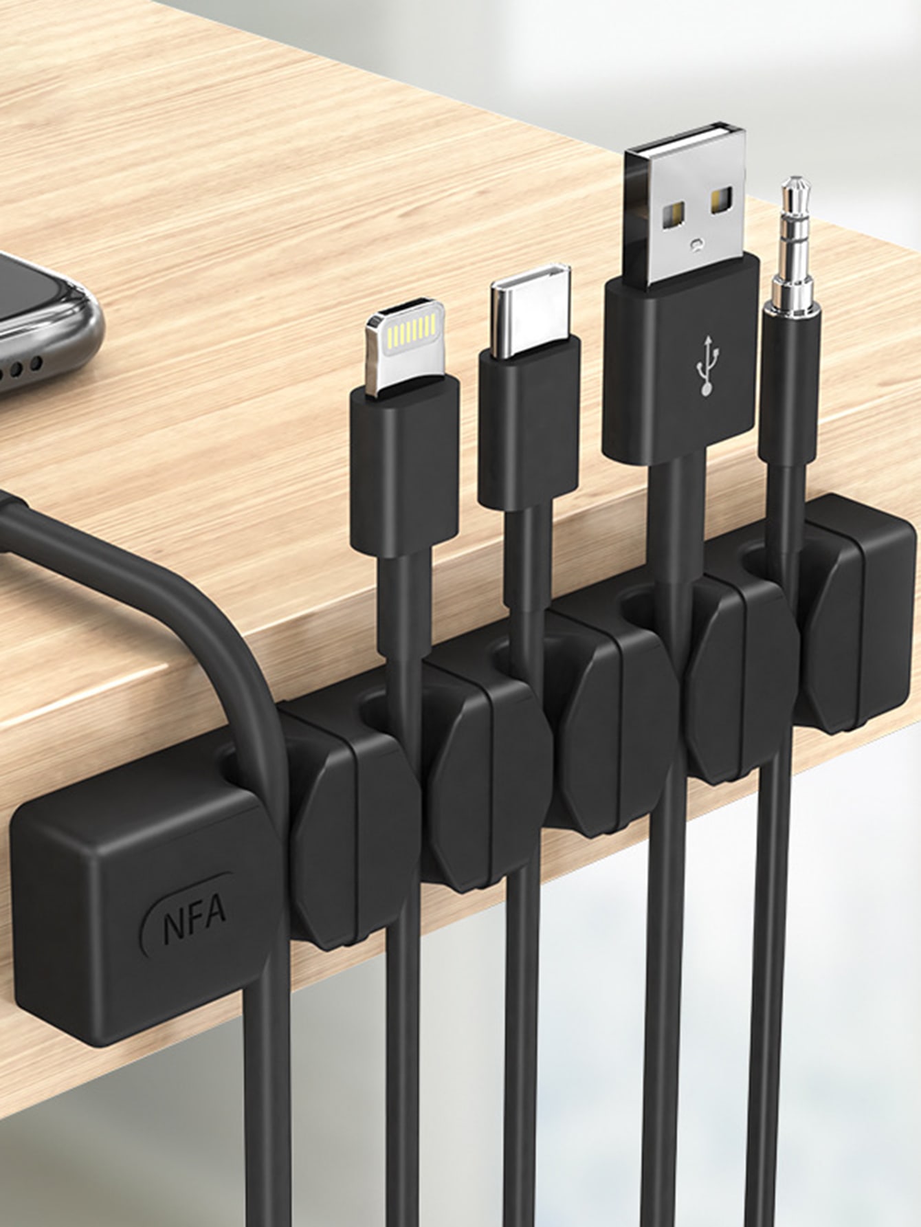 1pc Desktop Data Line Organizer