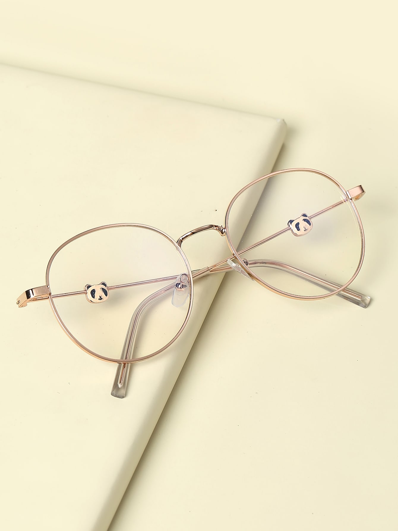 Toddler Kids Metal Frame Glasses