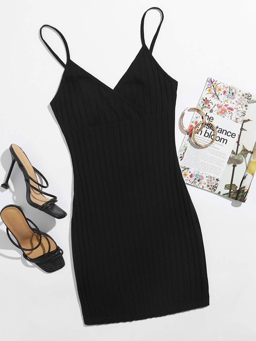 SHEIN Privé Rib-knit Bodycon Dress | SHEIN USA