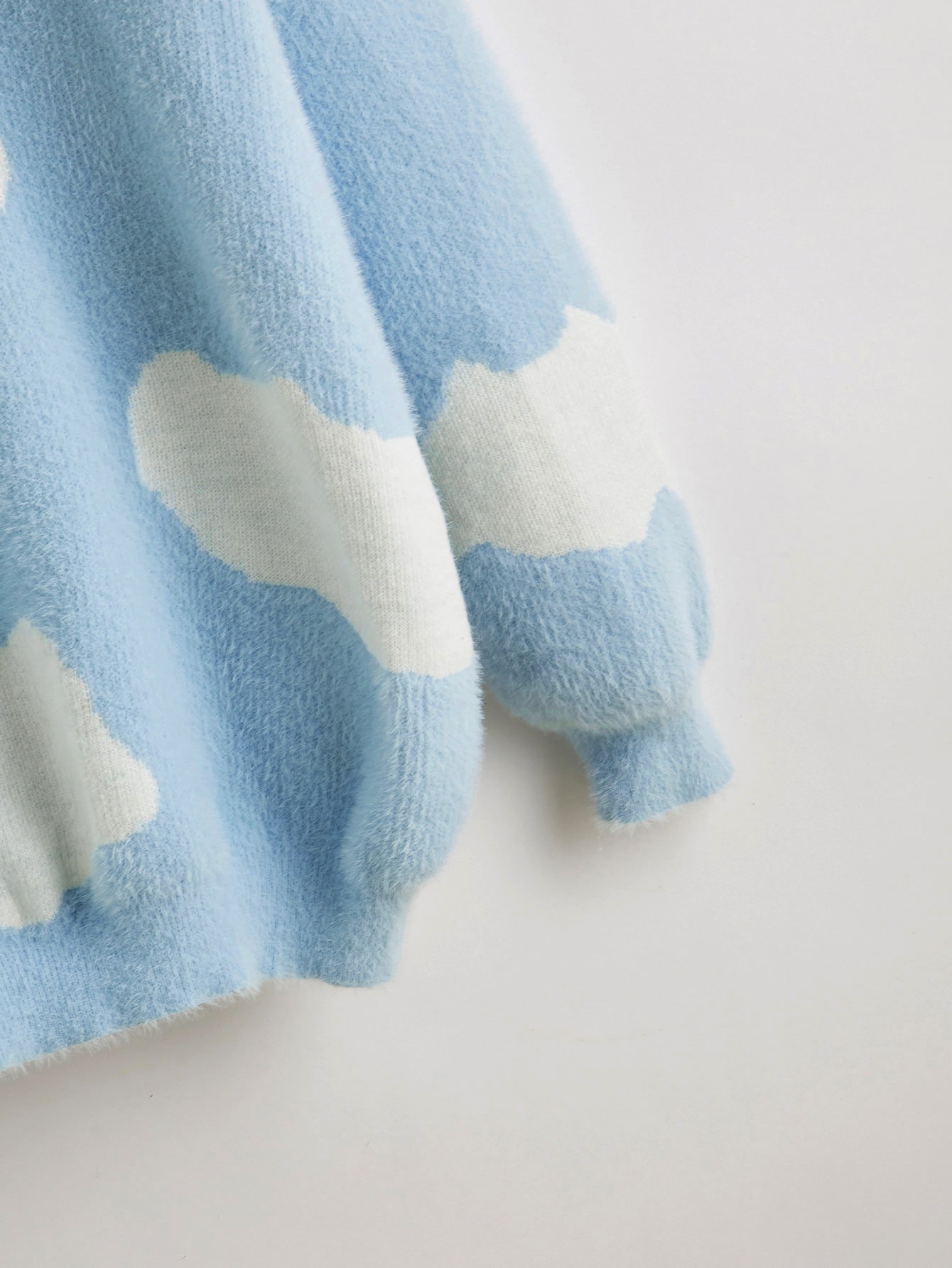 SHEIN Cloud Fuzzy Sweater | SHEIN USA