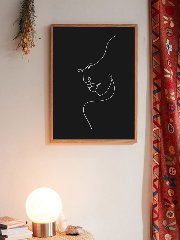 Abstract Figure Graphic Wall Painting Without Frame | SHEIN USA