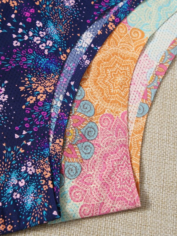 6pack Mixed Print Seamless Panty Set | SHEIN EUR