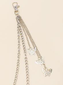Men Butterfly Charm Layered Pants Chain | SHEIN USA