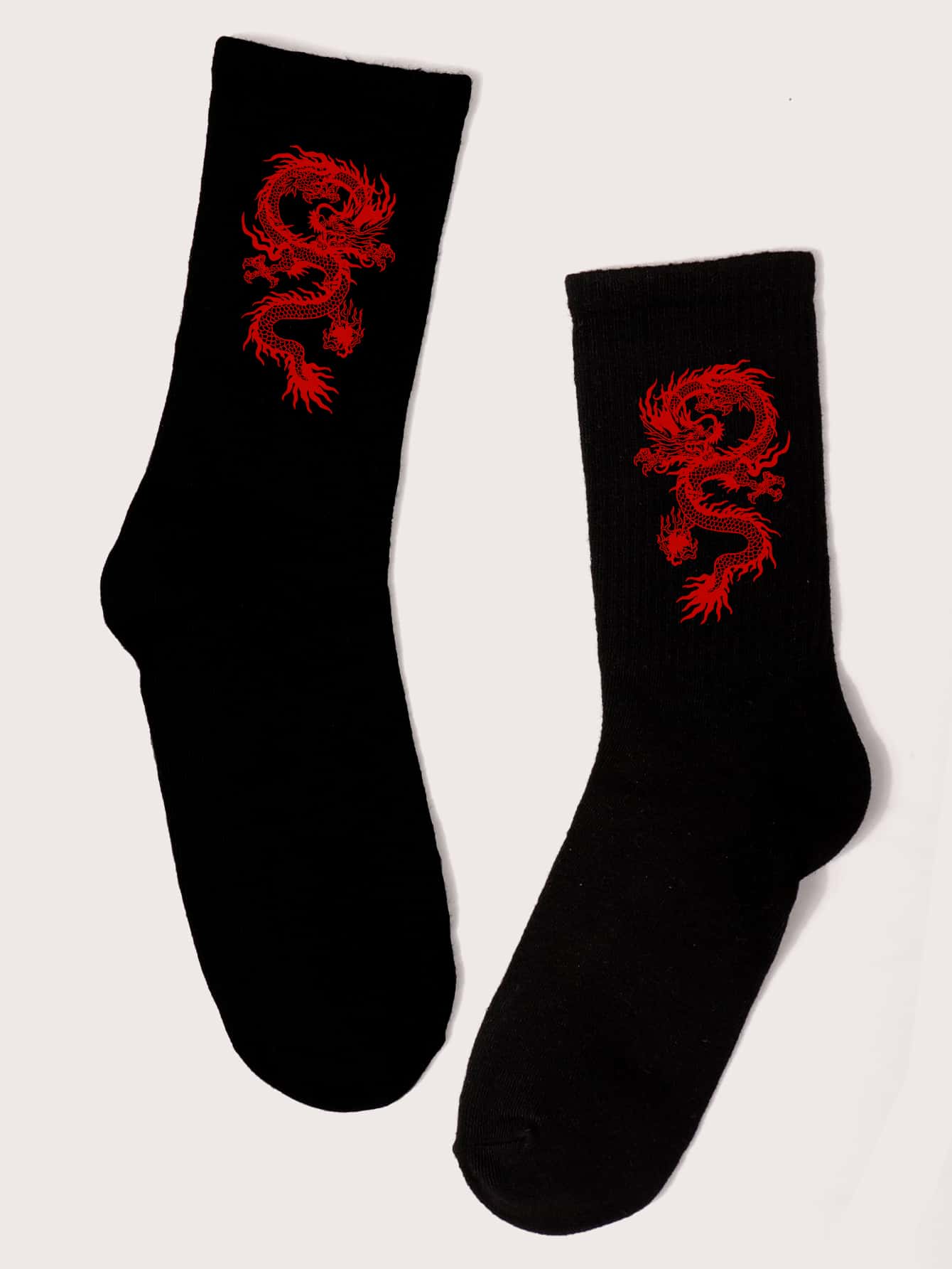 Chinese Dragon Pattern Socks
