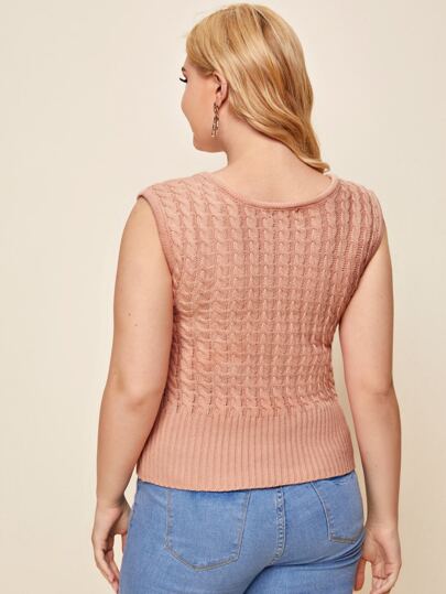 Plus Size Knit Tops | Fashion Plus Size Knit Tops | SHEIN USA