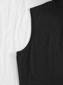 Calvaya Plus High Neck Solid Tank Top | SHEIN USA