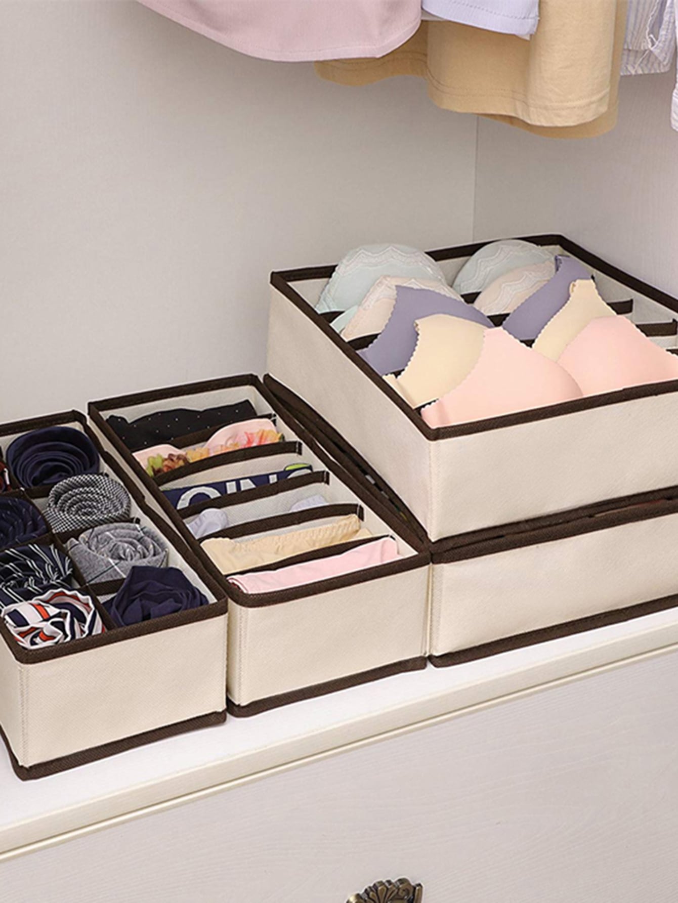 4 piezas set caja de ropa interior