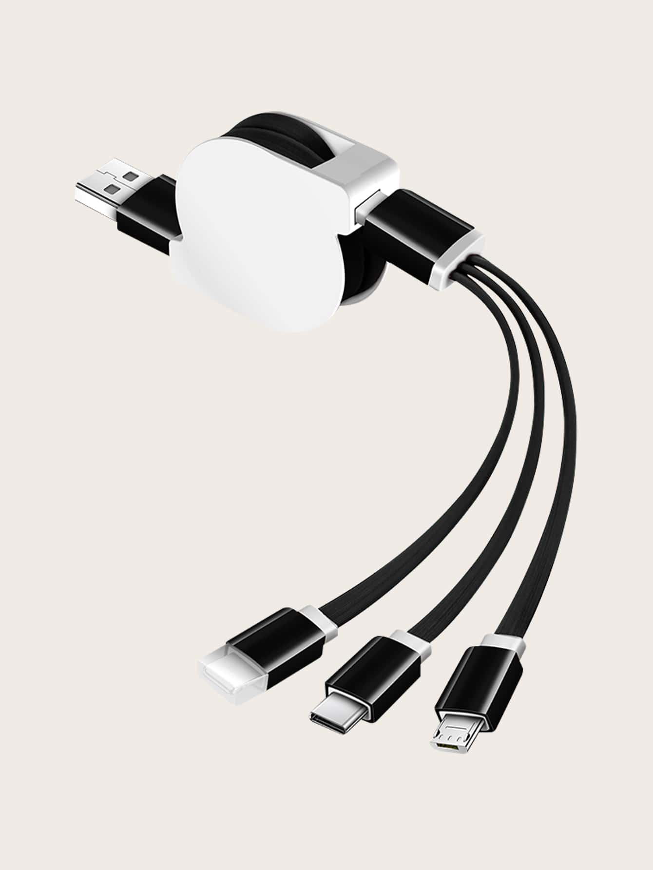 3 In 1 Telescopic Data Cable | SHEIN USA