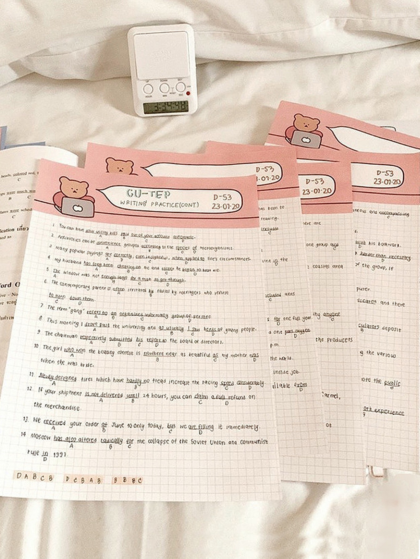 1pc Cartoon Graphic Random Notebook