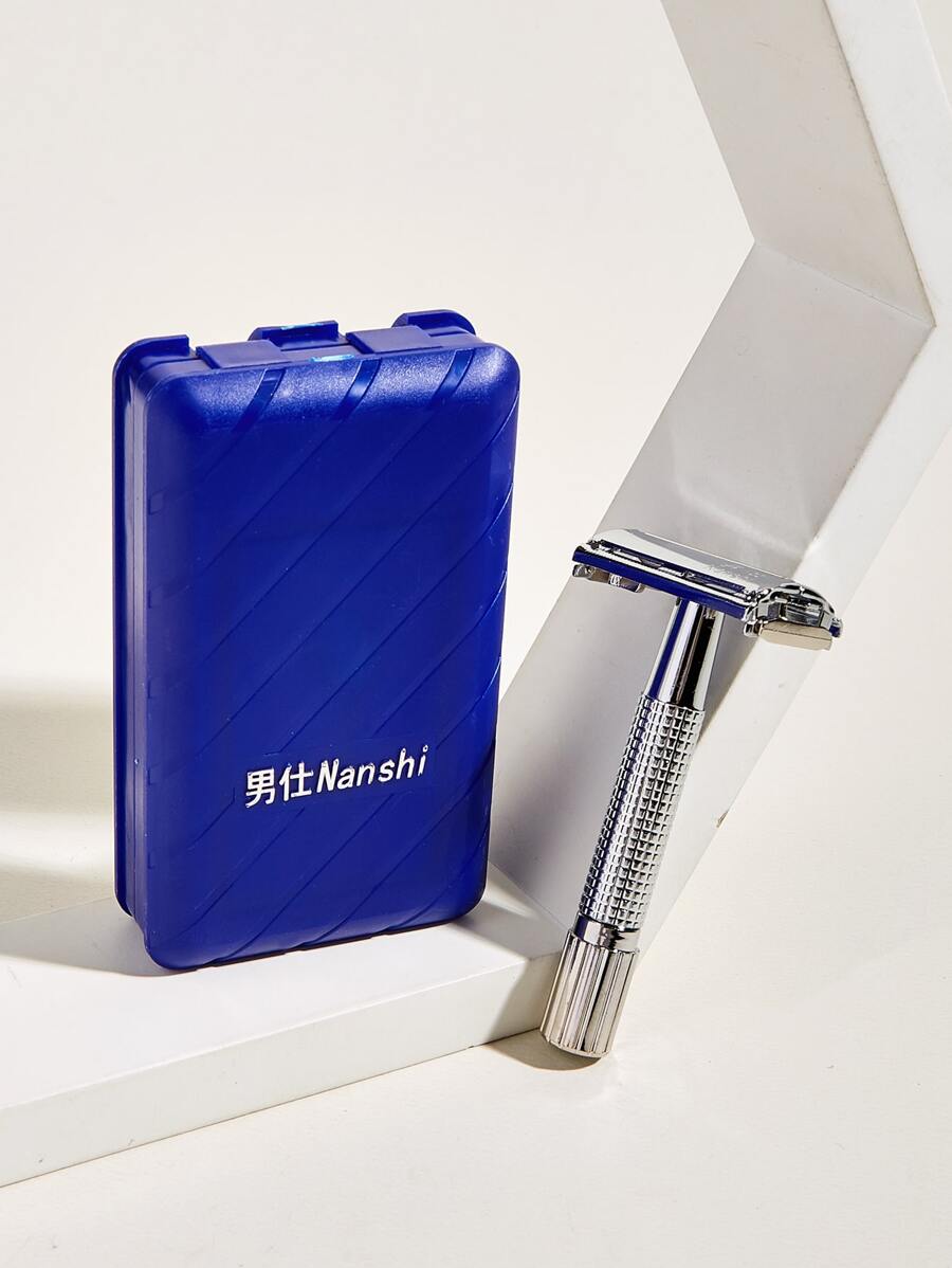 Old Style Razor Rack Barber Fold Manual Razor Shaving Silvery 1pc ...