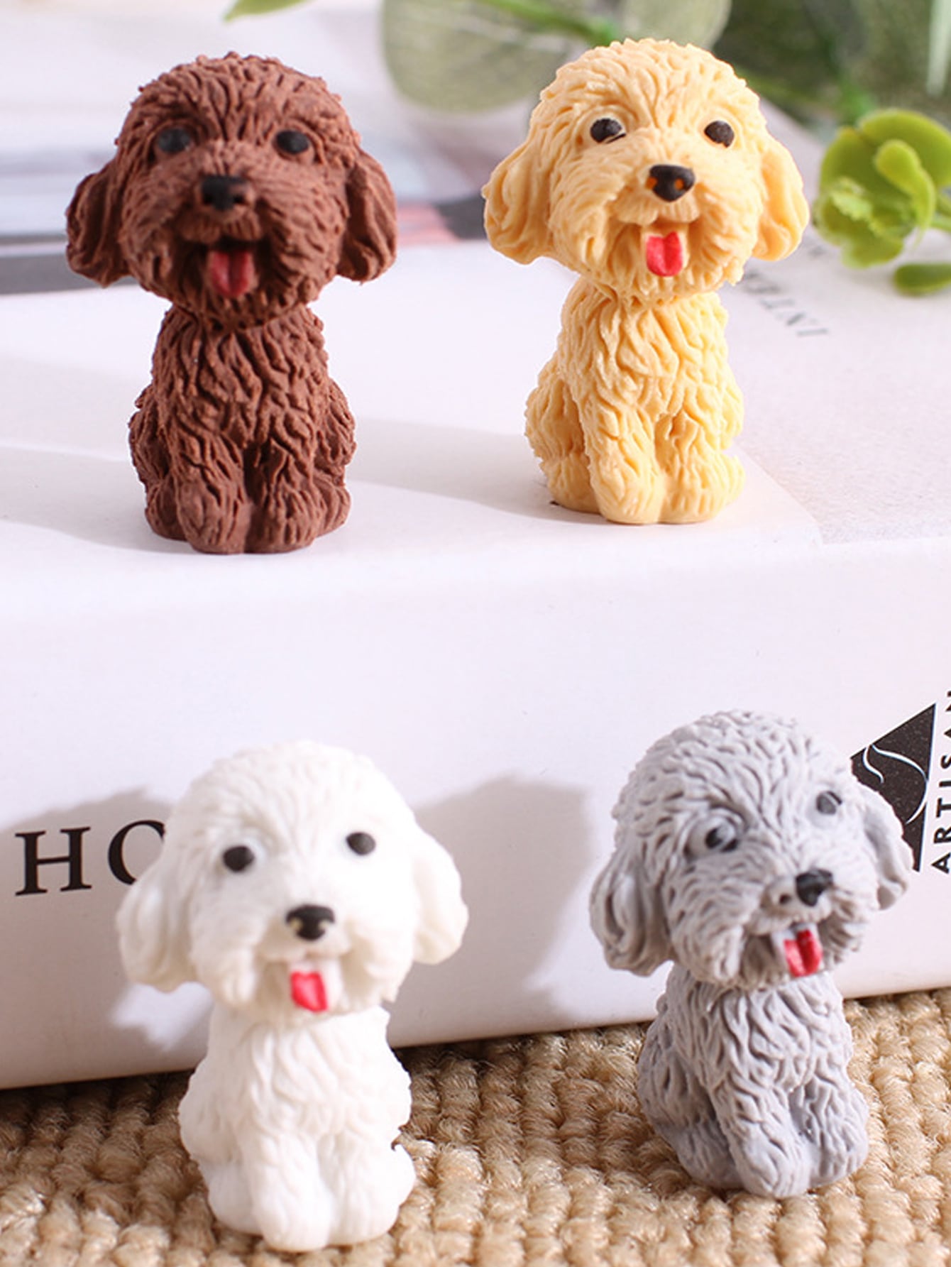 5pcs Dog Shaped Random Eraser