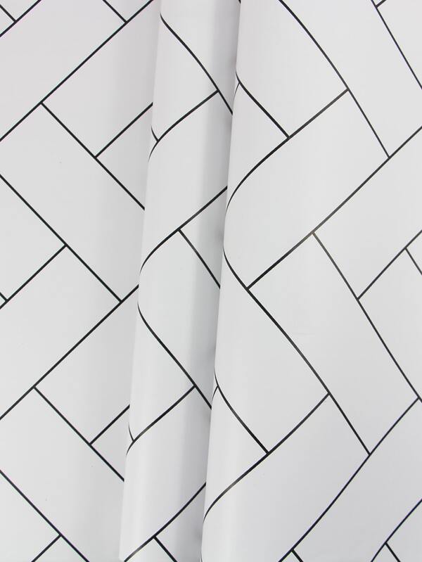 1 stuk Geometrisch Minimalistisch Zelfklevend Waterbestendig Behang ...