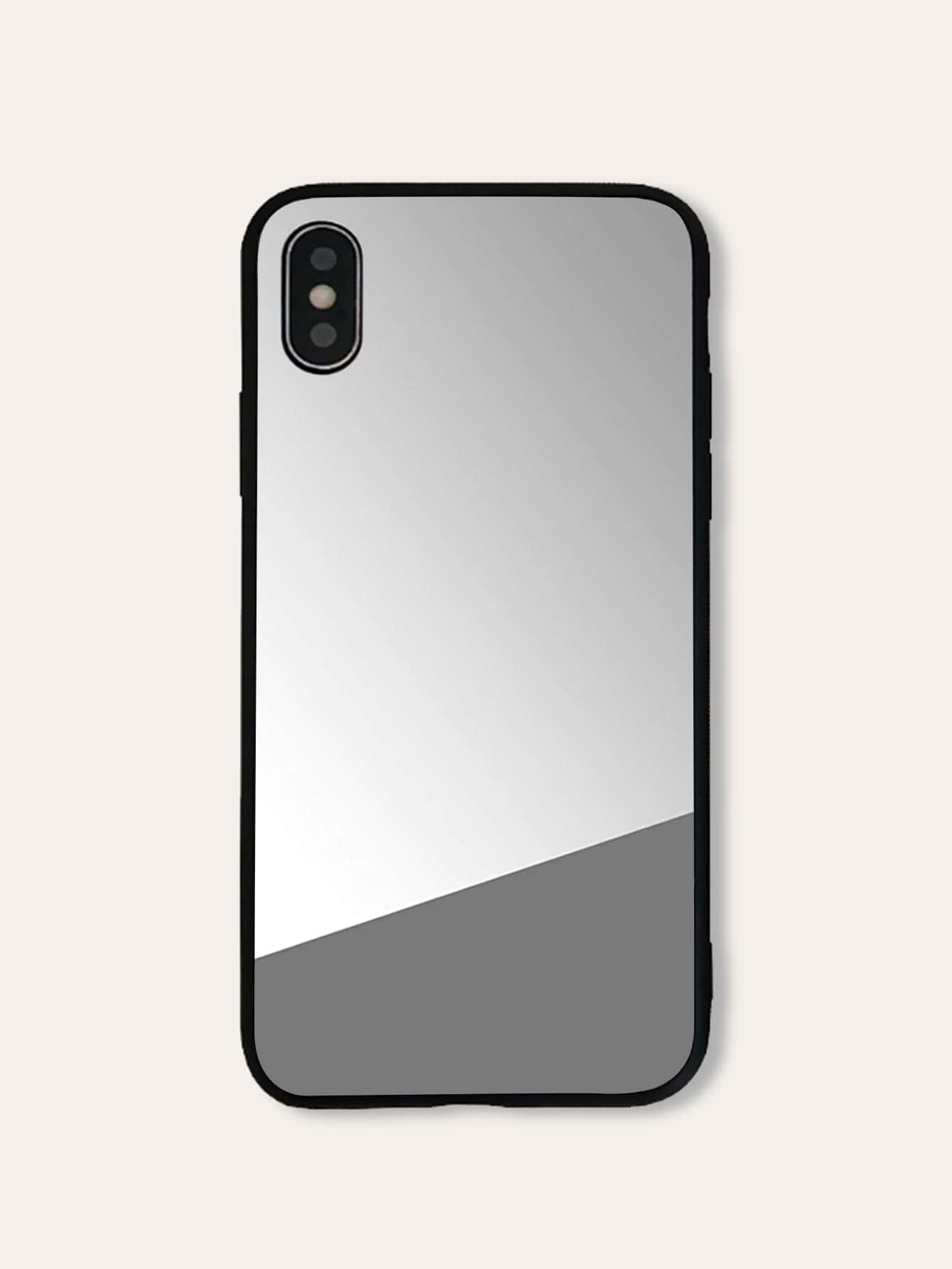 Contrast Frame Mirror iPhone Case