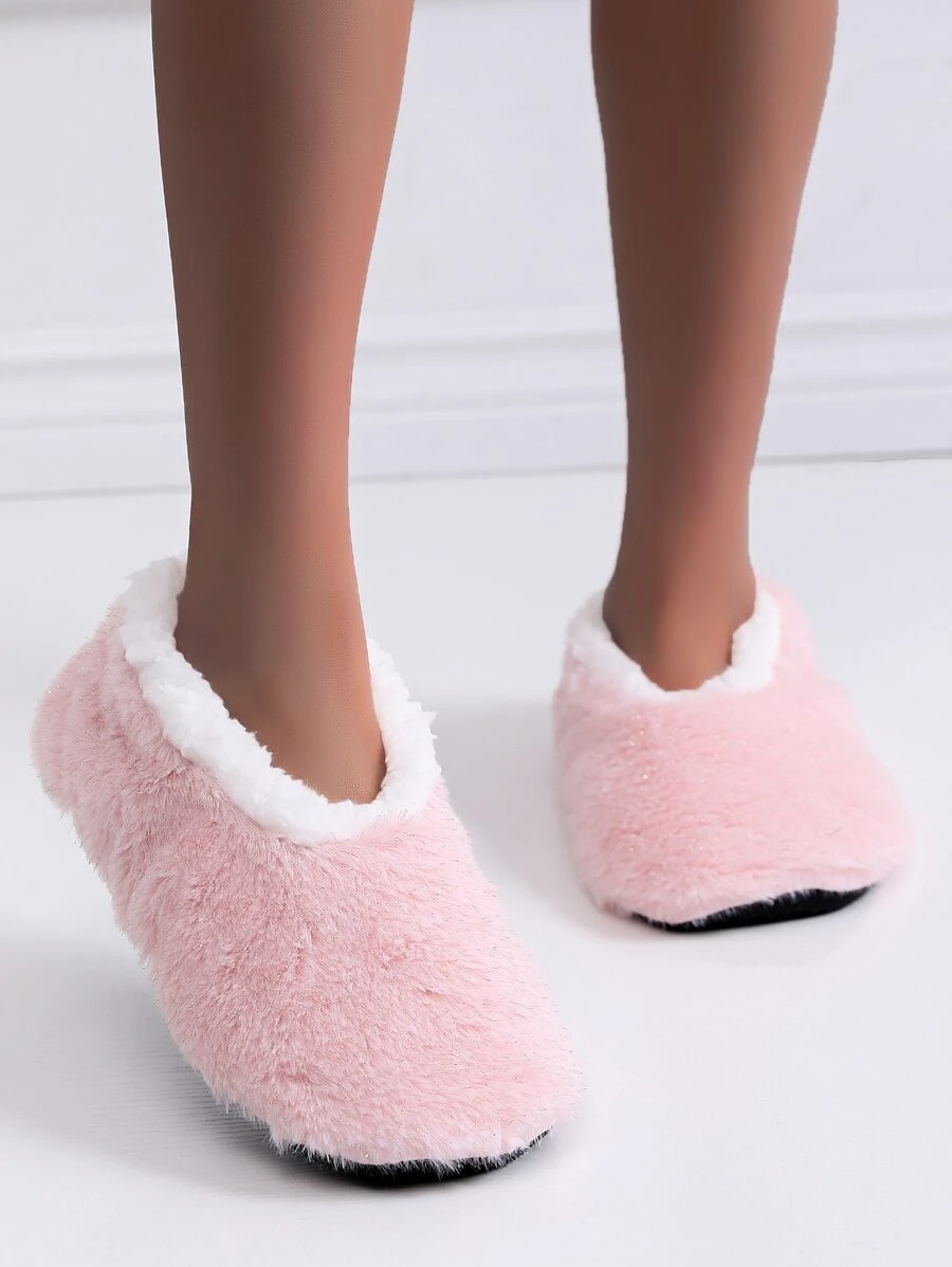 Fluffy Slip On Slippers | SHEIN USA