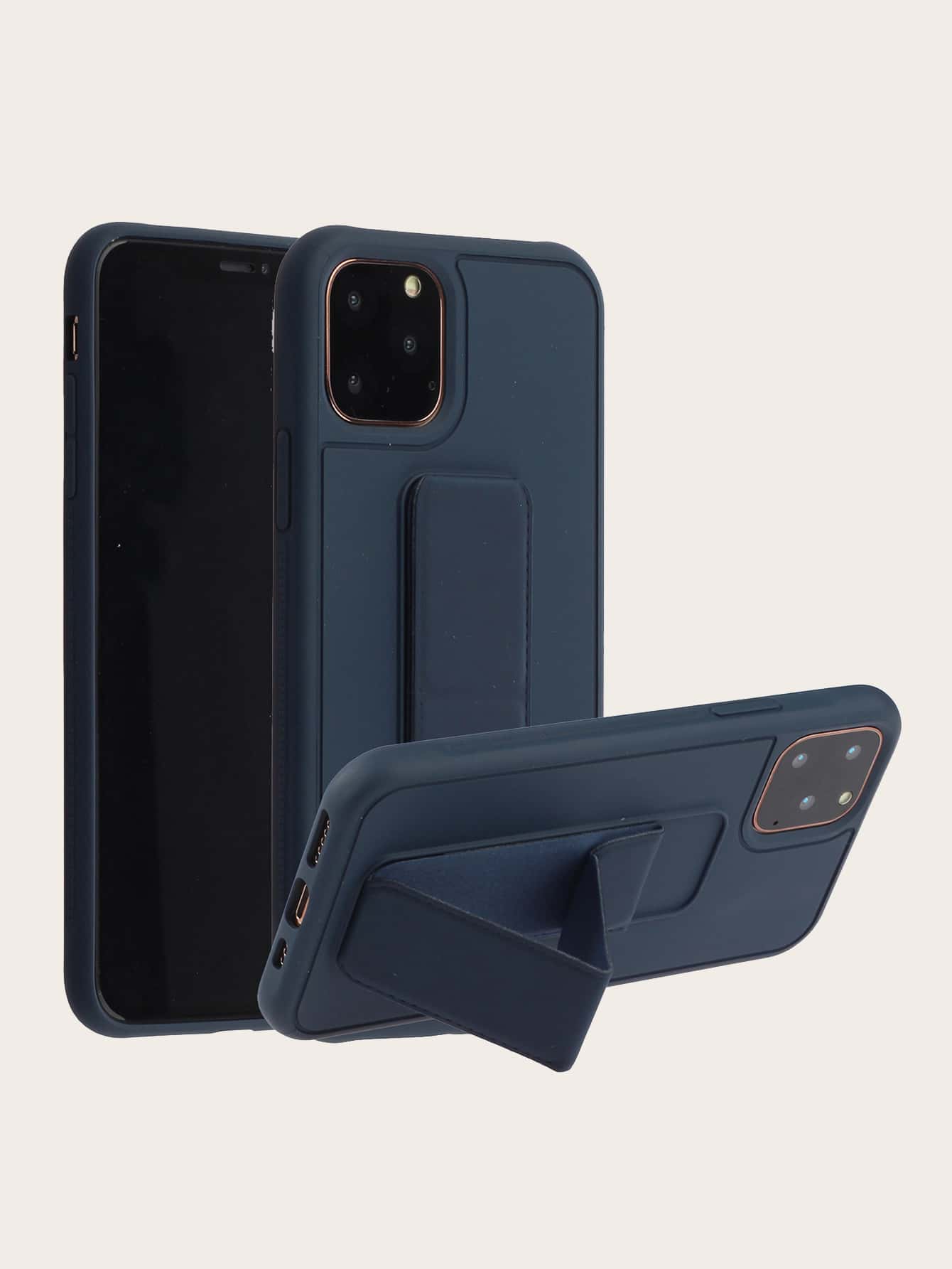 Solid iPhone Case With Strap Holder