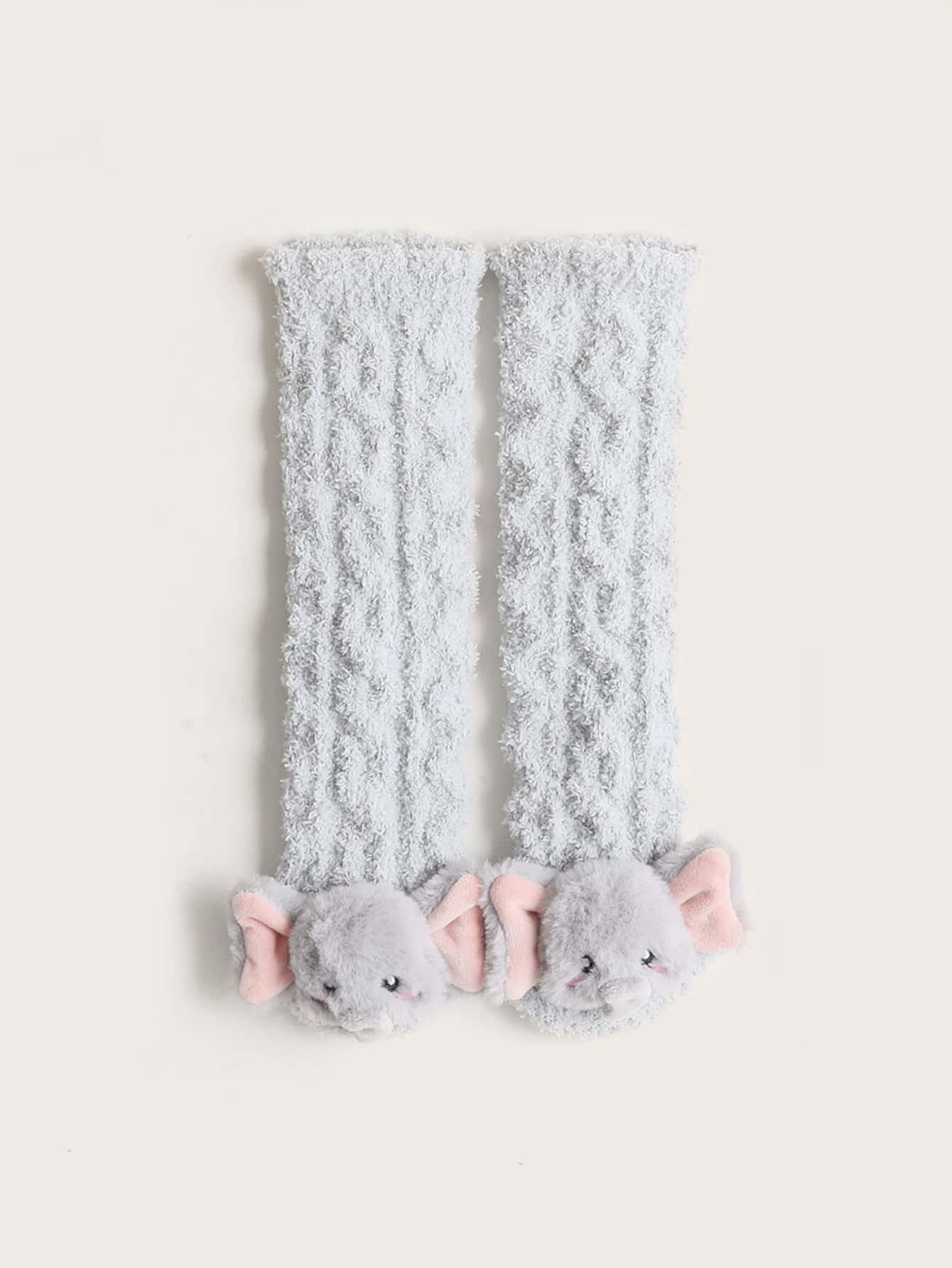 Baby Cartoon Fuzzy Socks | SHEIN USA
