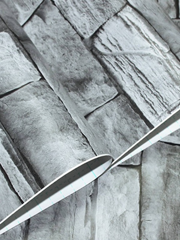 1sheet 100*40cm Adhesive Wallpaper Sticker, Retro Brick Pattern ...