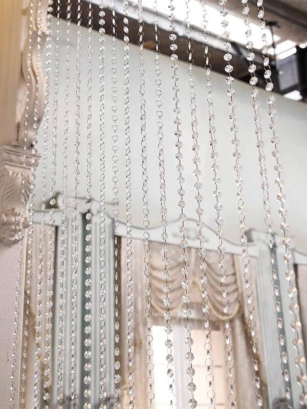 5M Crystal Bead Decorative String Curtain | SHEIN USA