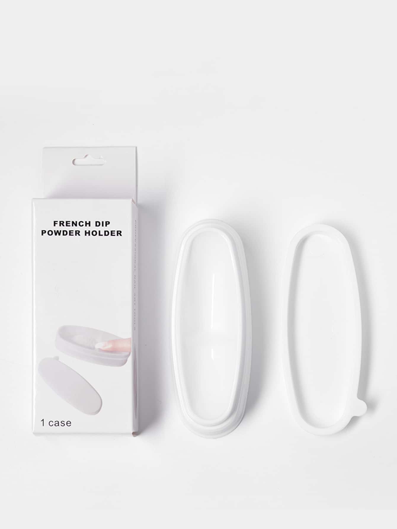 1pc White Dip Powder Recycling Tray System Nail Powder Container Nail ...