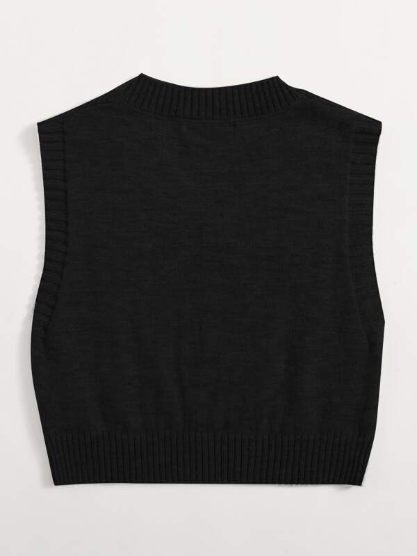 Cable Knit Sweater Vest | SHEIN USA