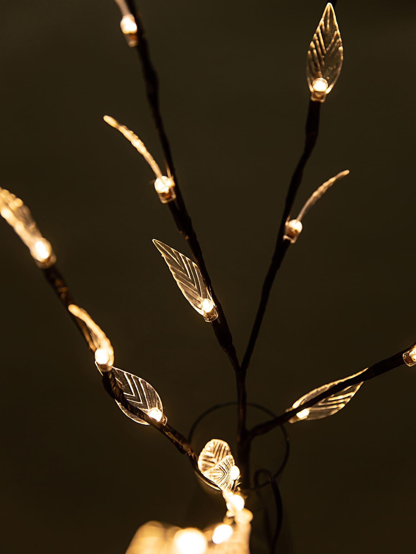1pc Acrylic Sheet Realistic Branch Shape LED Light Decoration ...