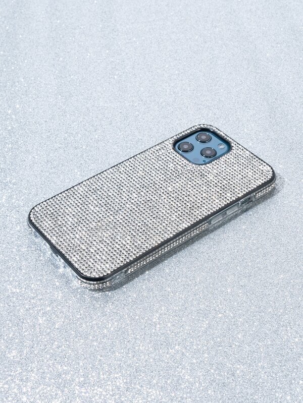 Rhinestone Decor Case Compatible With iPhone | SHEIN USA