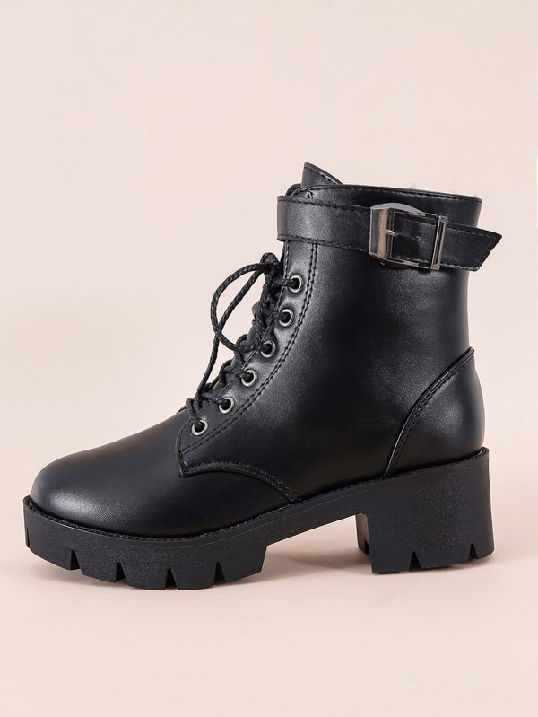 Lace Up Platform Boots | SHEIN USA