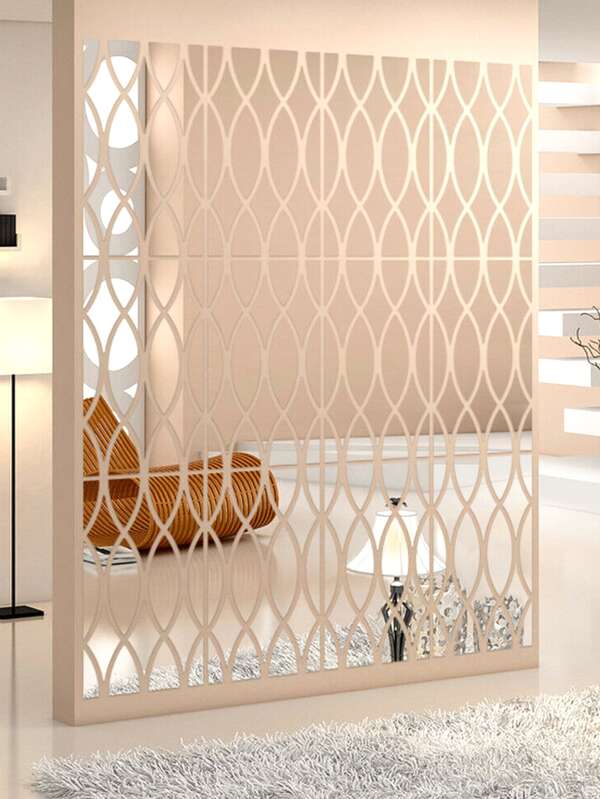 1set Mirror Surface Wall Sticker | SHEIN USA