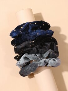 6pcs Galaxy Print Scrunchie | SHEIN USA