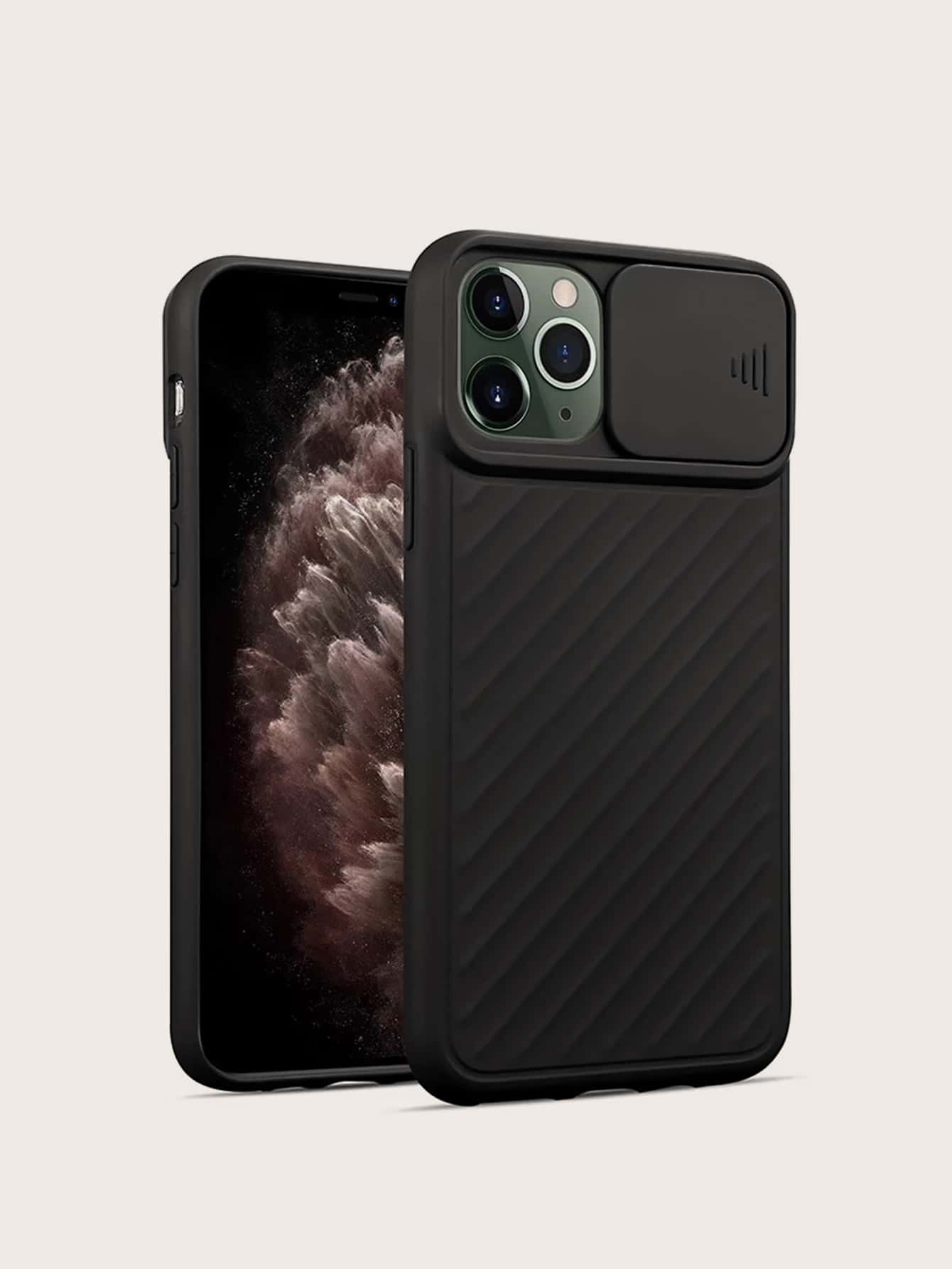 Slide Camera Cover Solid iPhone Case