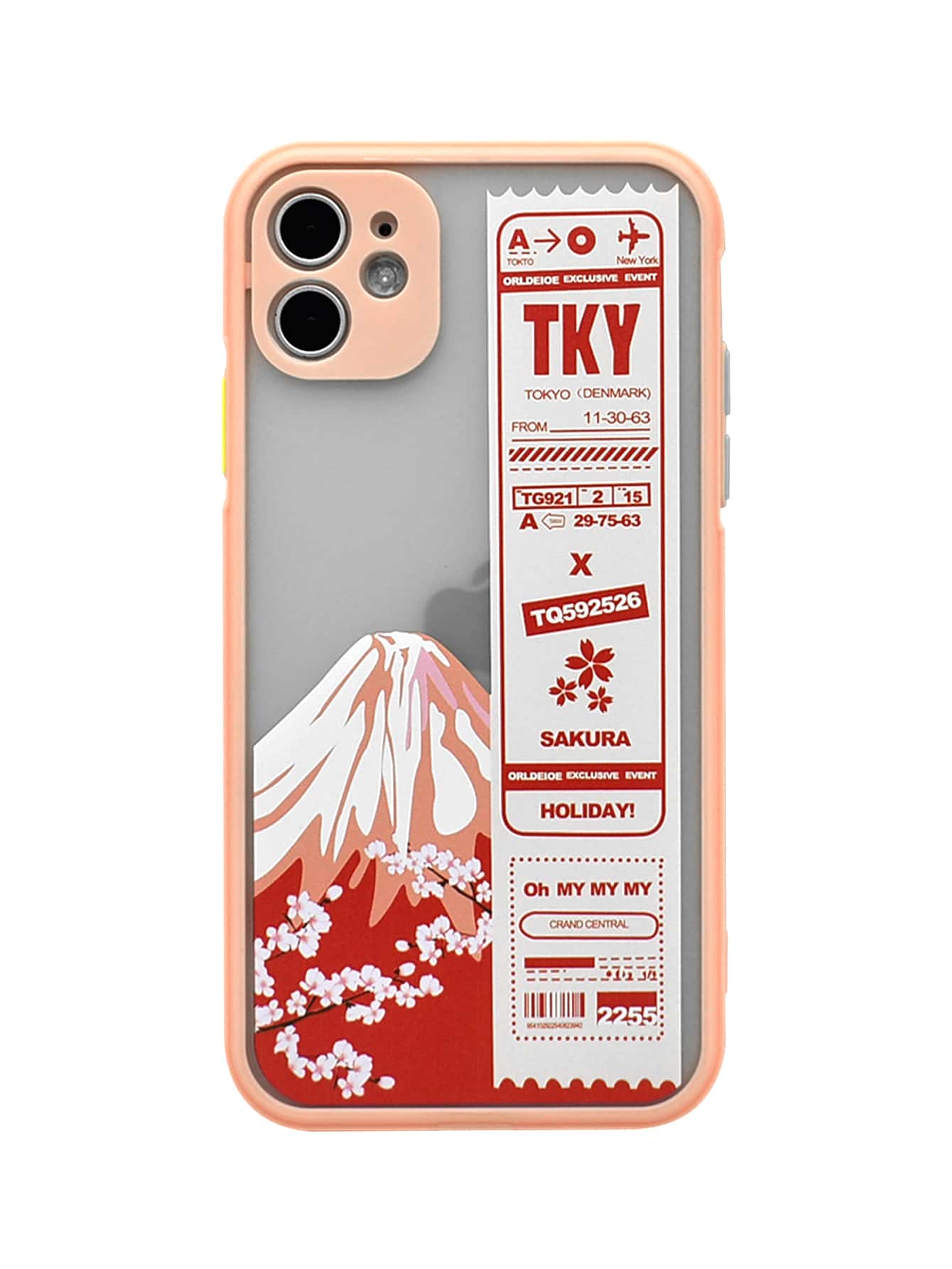 Coque iPhone à motif mont Fuji