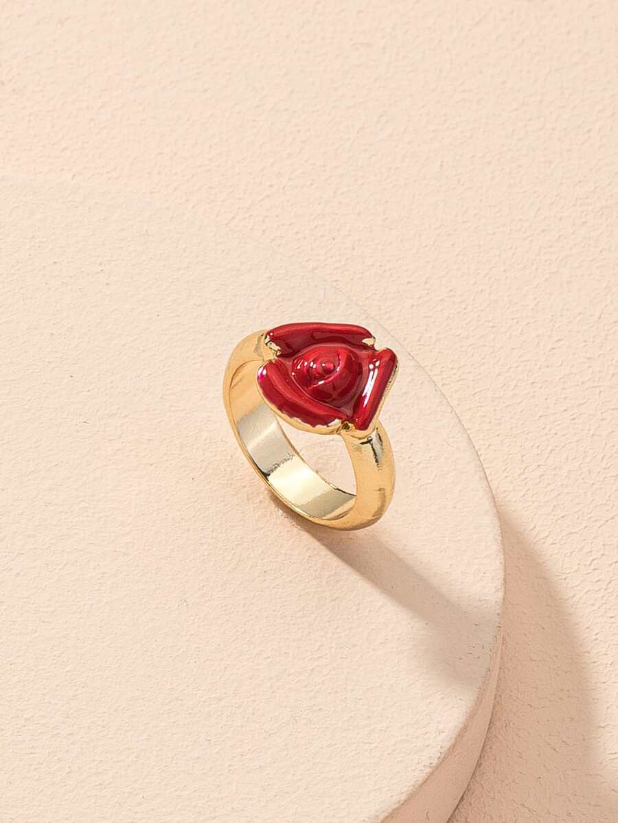 Flower Decor Ring | SHEIN USA
