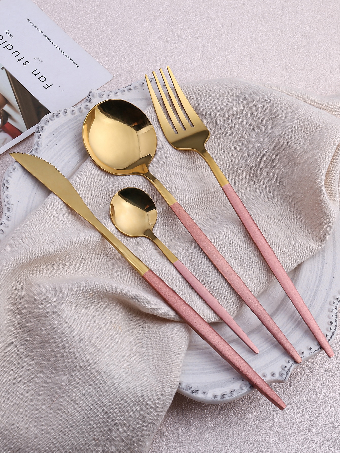 4pcs Stainless Steel Cutlery Set