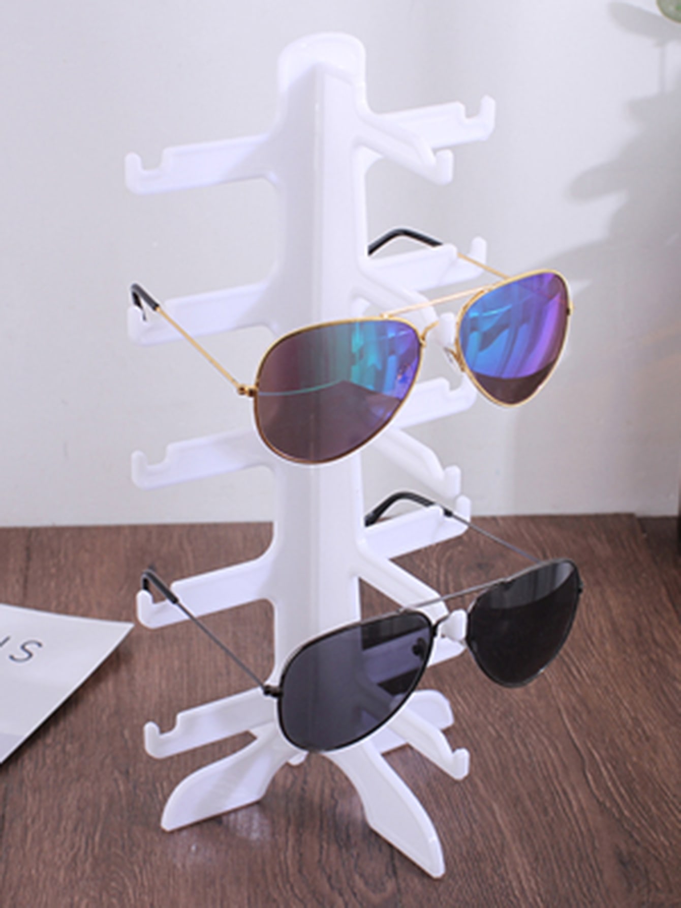 1pc Glasses Storage Rack