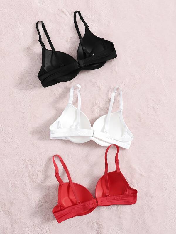 Is That The New 3pack Simple Bra Set ??| ROMWE USA