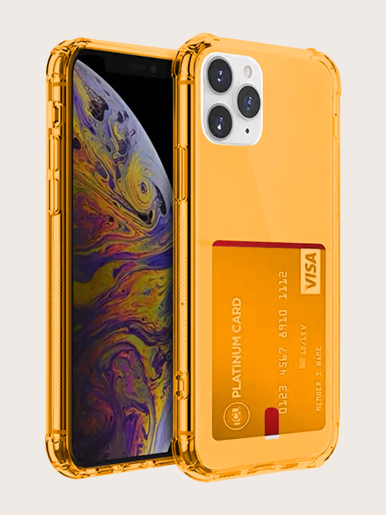 Clear Wallet iPhone Case