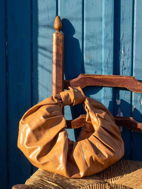 MOTF PREMIUM GATHER PU LEATHER BAG | SHEIN USA