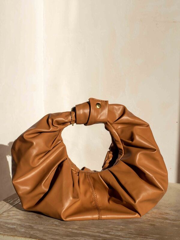 MOTF PREMIUM GATHER PU LEATHER BAG | SHEIN USA